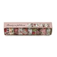 10Pieces Aesthetic Flower Pattern Tape Background Masking Tape ...