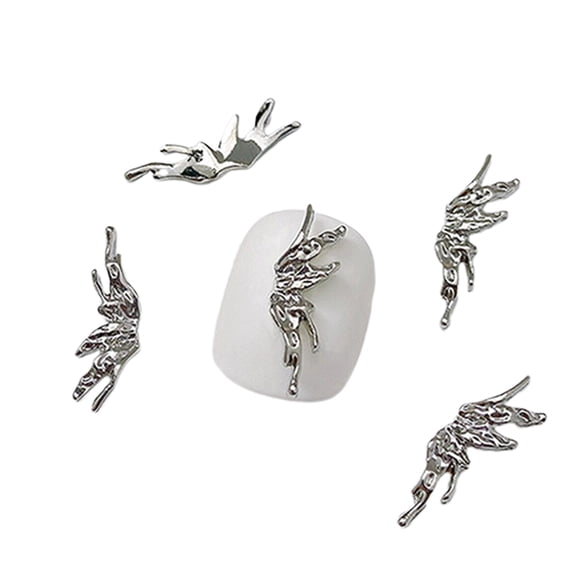 10Pieces Butterfly Charms 3D Alloy Butterfly Charms Silver Butterfly ...