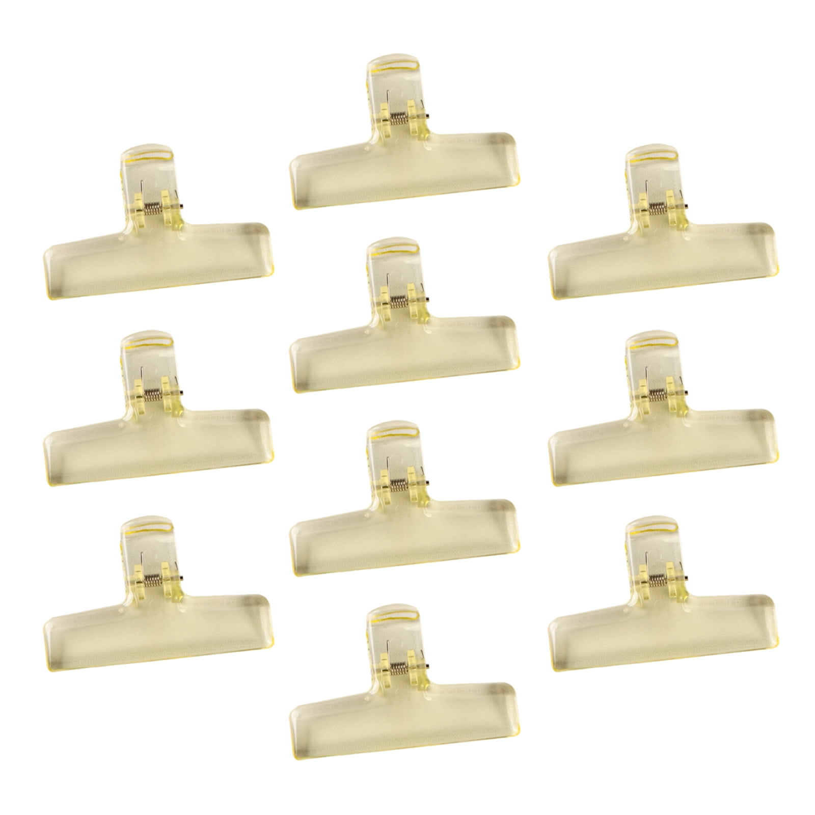 10Pieces Clear Acrylic Binder Clip 75mm Paper Clamps File Binder Clip ...