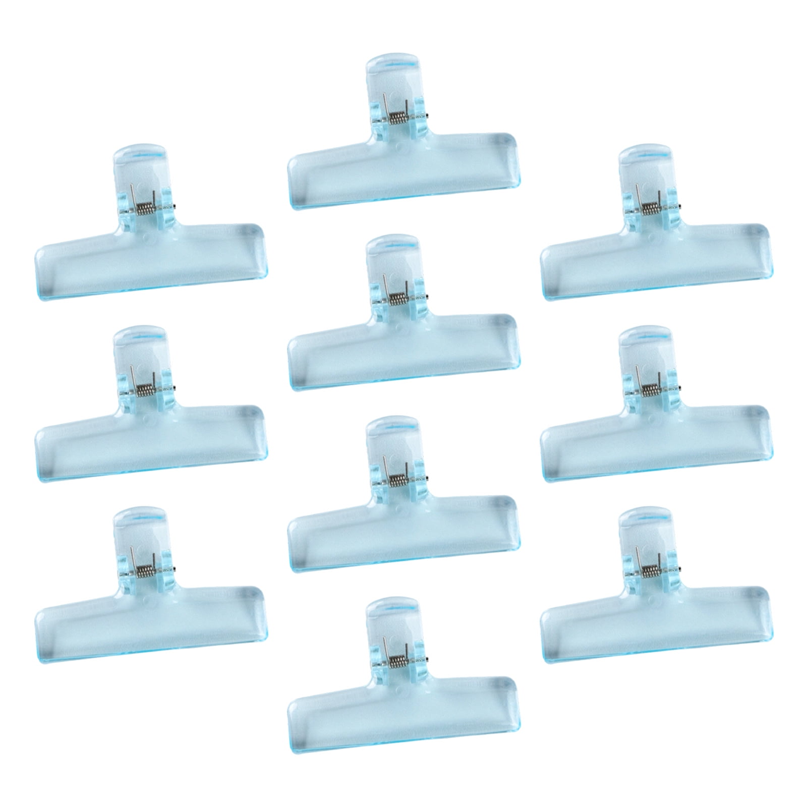 10Pieces Clear Acrylic Binder Clip 75mm Paper Clamps File Binder Clip ...