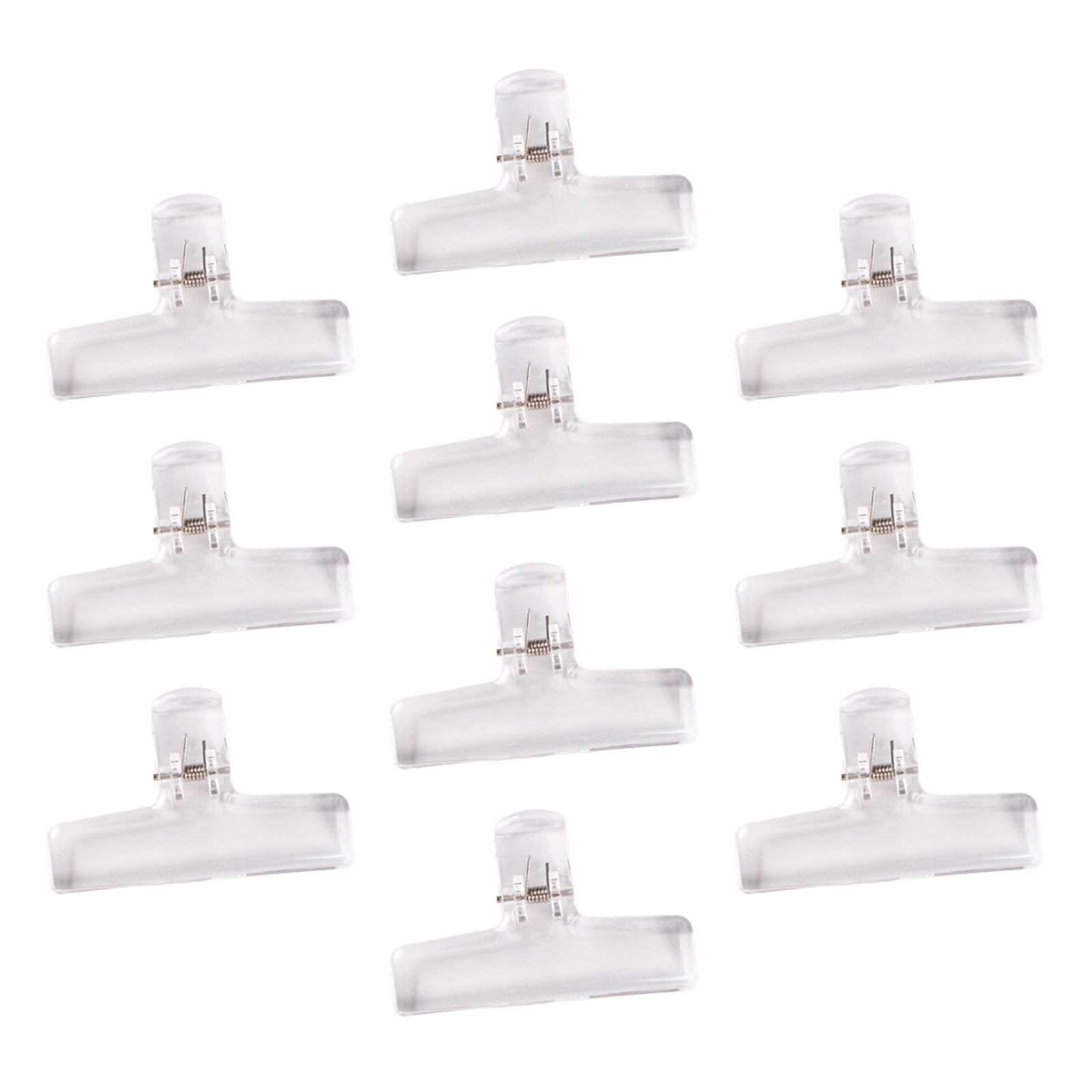 10Pieces Clear Acrylic Binder Clip 75mm Paper Clamps File Binder Clip ...