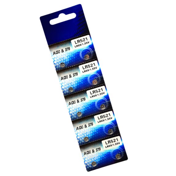 10Pieces LR521/LR621/LR41/LR626/LR144/LR1130 1.55V Coin Cell Batteries ...