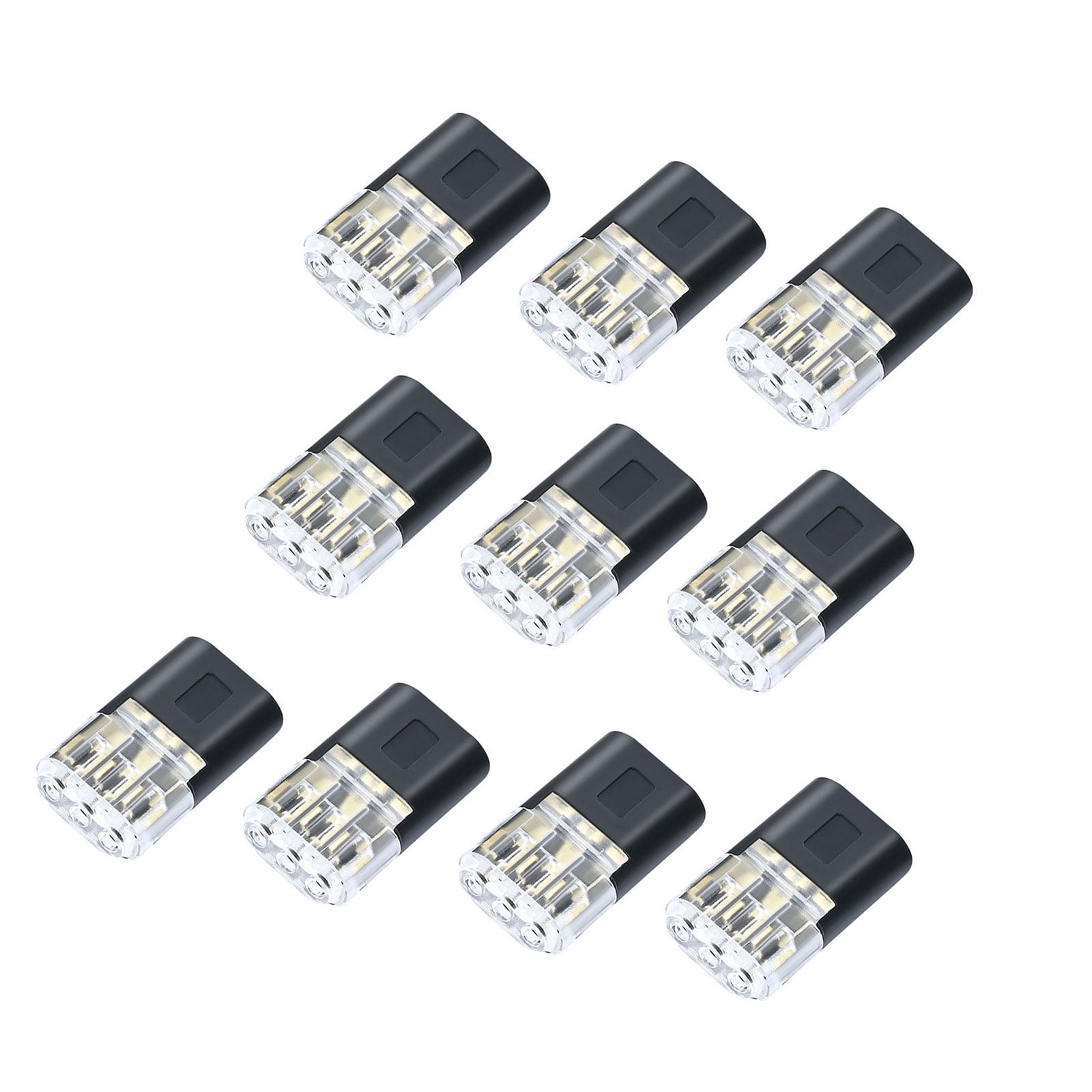 10Pieces Lockable 3 Pin Wire Terminals Connectors for Practical Circuit ...