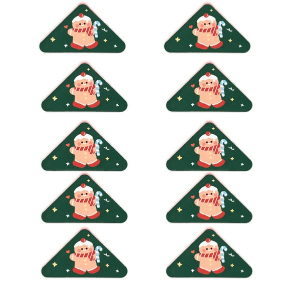 10Pieces Multifunctional Document Clip Triangular Book Page Corner Clip ...