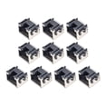 10Pieces SMTs Mount Structure RJ45 Ethernet Jacks Socket Metal Housing ...
