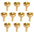 10Pieces Small Metal Funnel Filling Funnel Liquid Funnel Suitable for ...