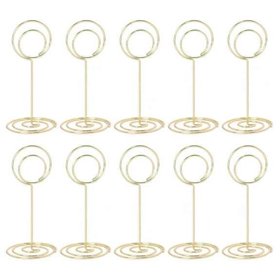 10Pieces Table Number Holder Wire Place Card Holder Photo Stand Food ...