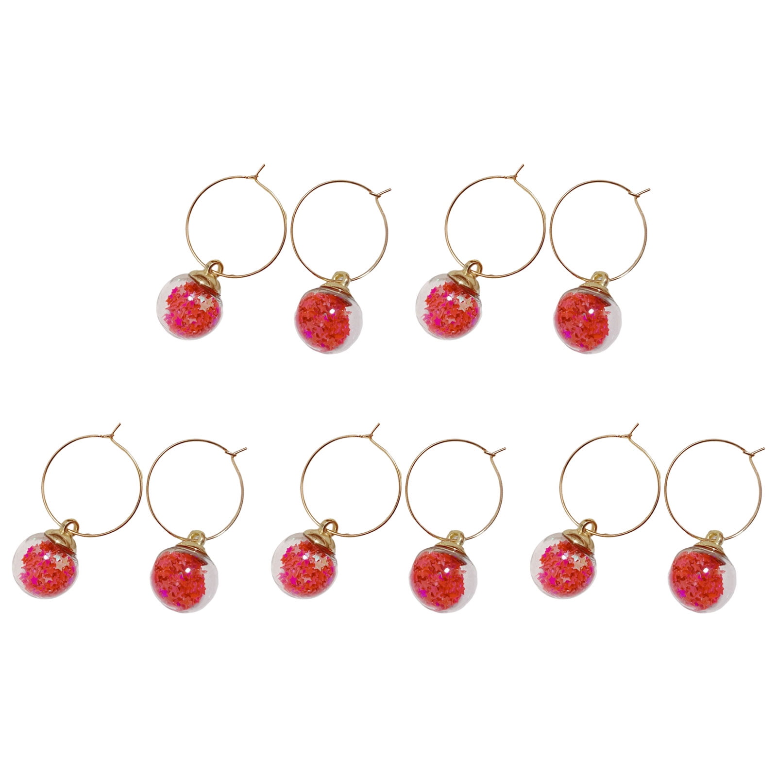 10Pieces Wine Glass Charm for Wine Cocktail Champagnes Tasting Party ...