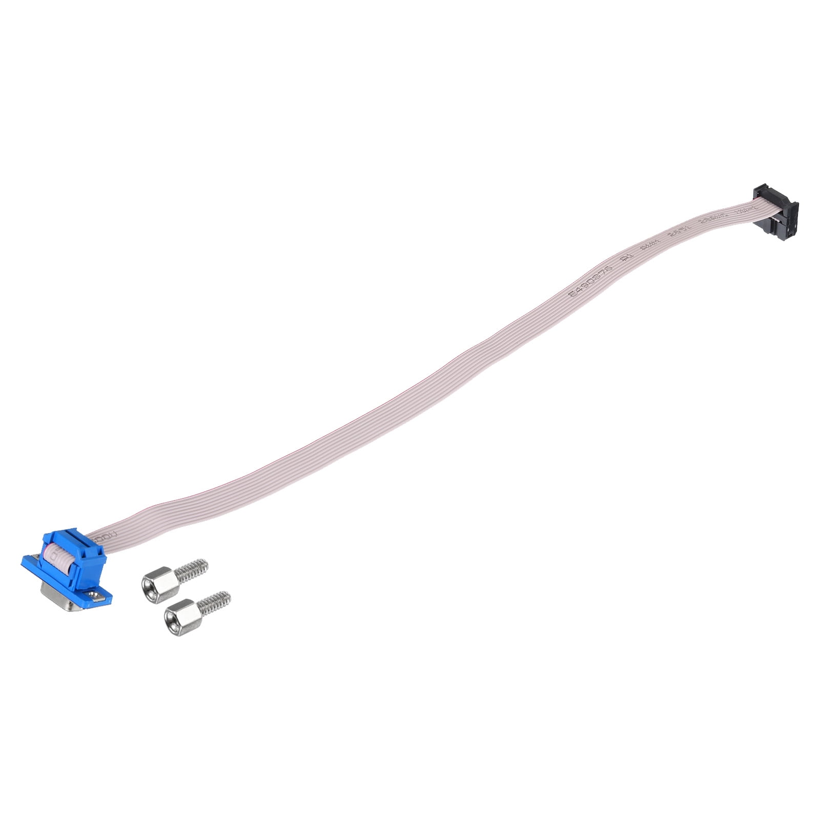 10Pin Flat Ribbon Cable Grey DB9 Female to FC-10P 2.54mm Pitch 30cm ...