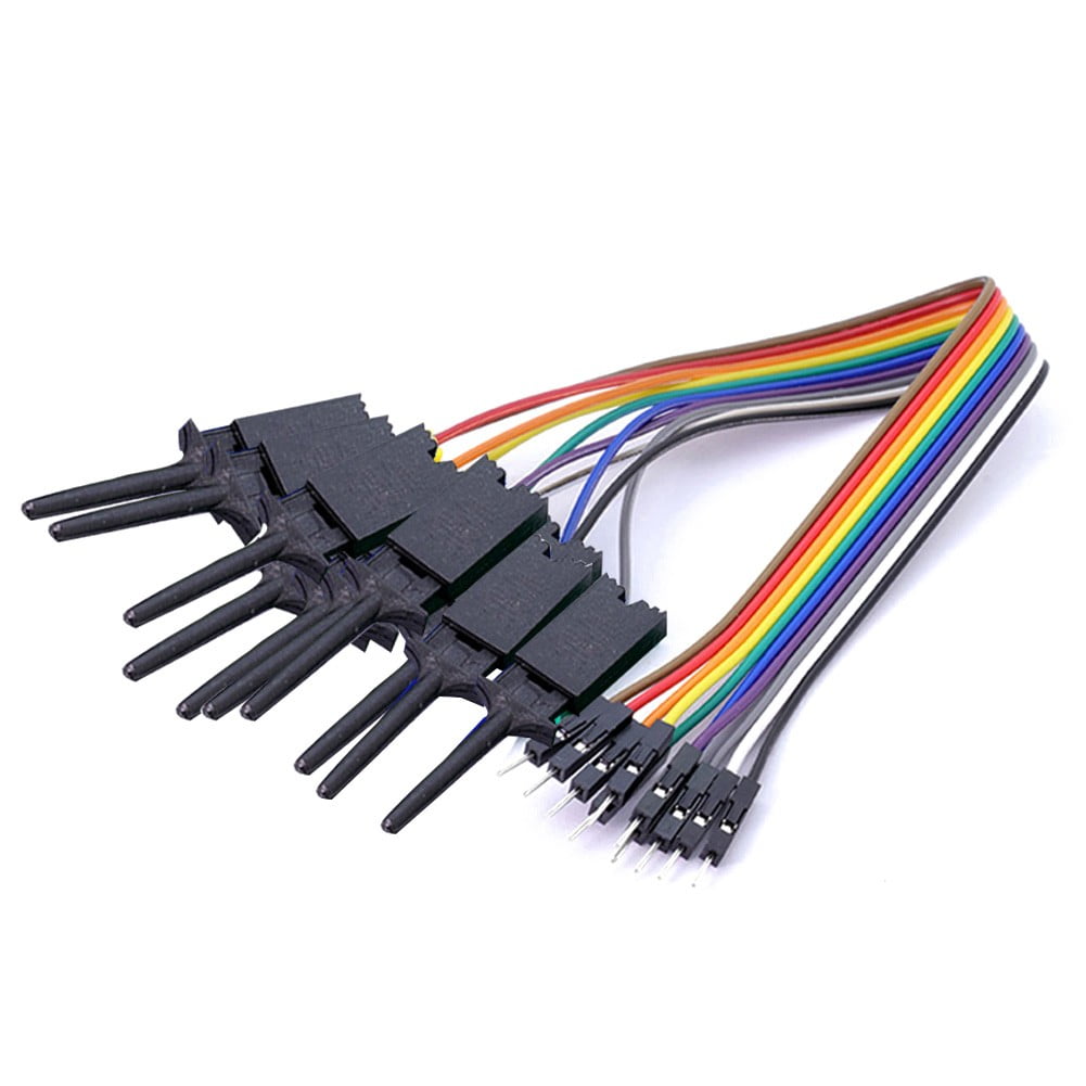 10Pin Hook Clip Line Kit,High Efficiency Logic Analyzer Cable Gripper ...
