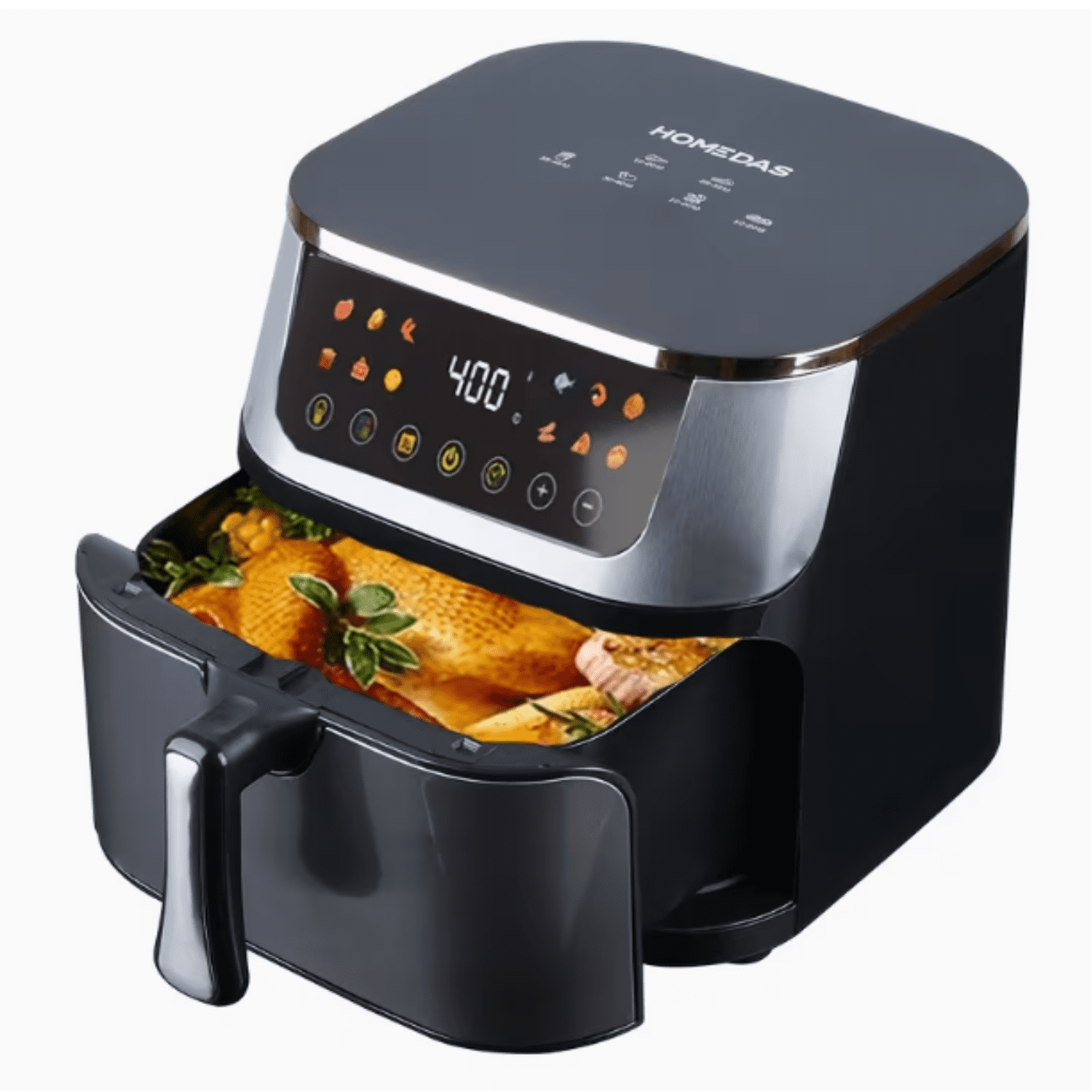 10QT Air Fryer ,Oven Oilless Cooker with Digital LED Touch Screen, 8 ...