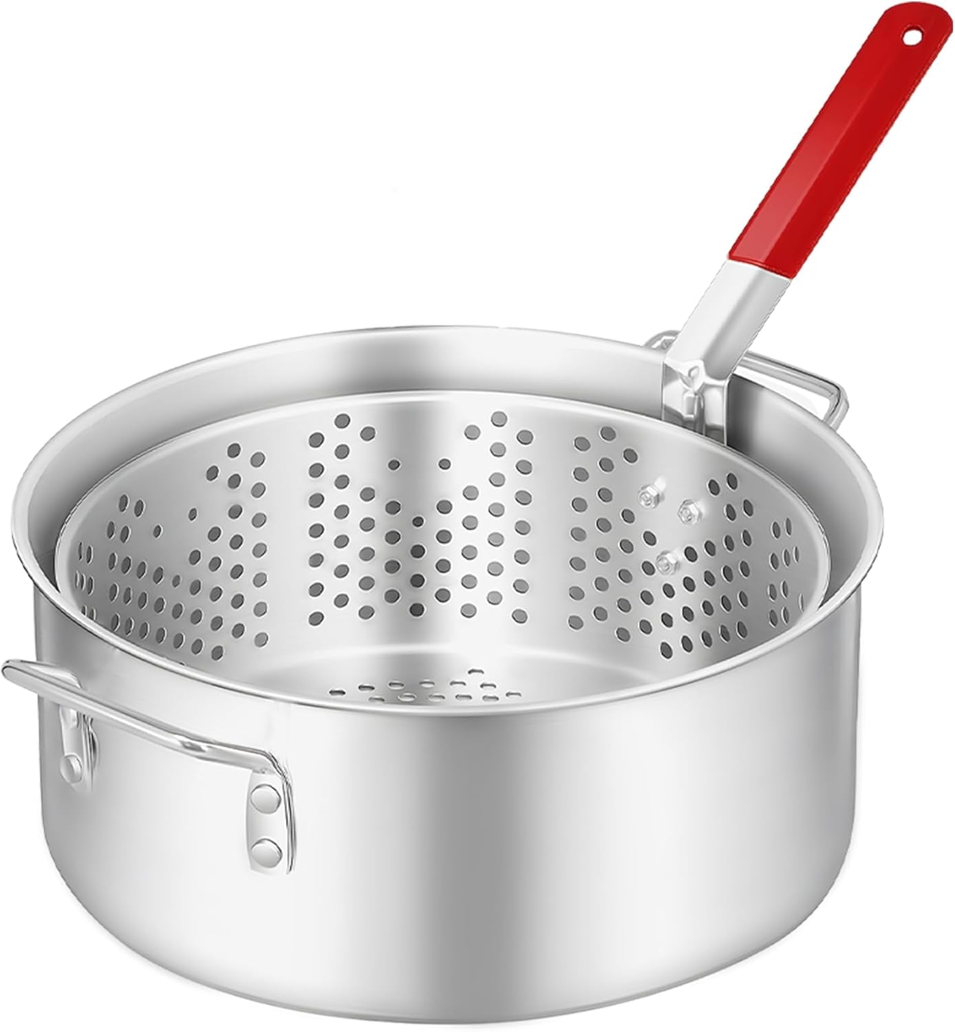 10QT Outdoor Fish Fryer Kit - Heavy Duty Aluminum Fry Pot with ...