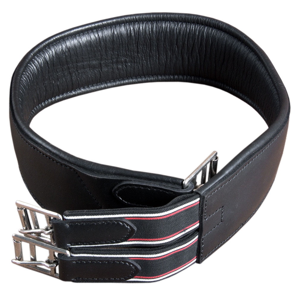 10RI 46 Hilason Padded Leather Horse English Saddle Girth Cinch Roller ...