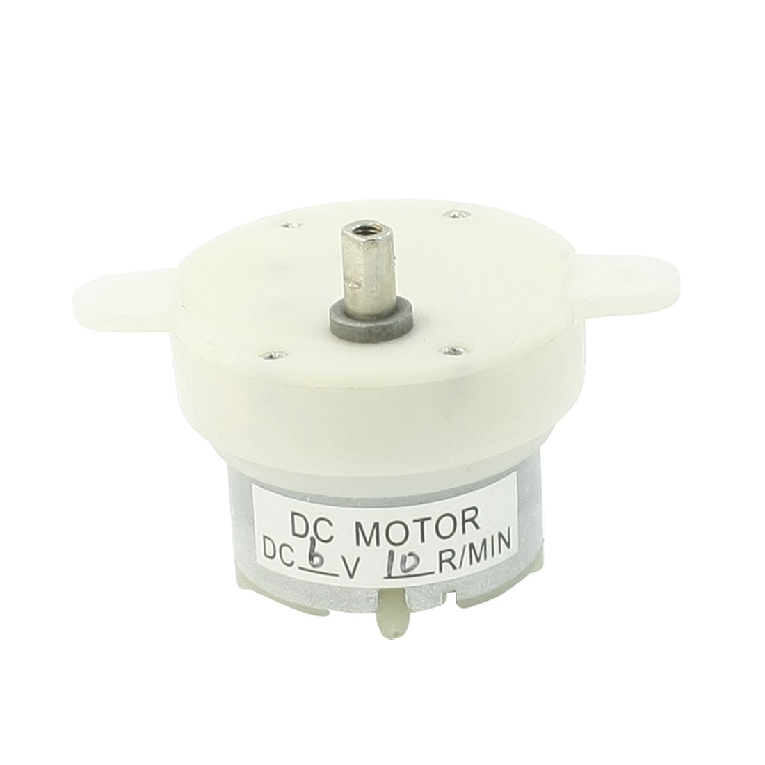 10RPM Output Rotary Speed Cylinder Shape Gear Box Motor DC6V - Walmart.com