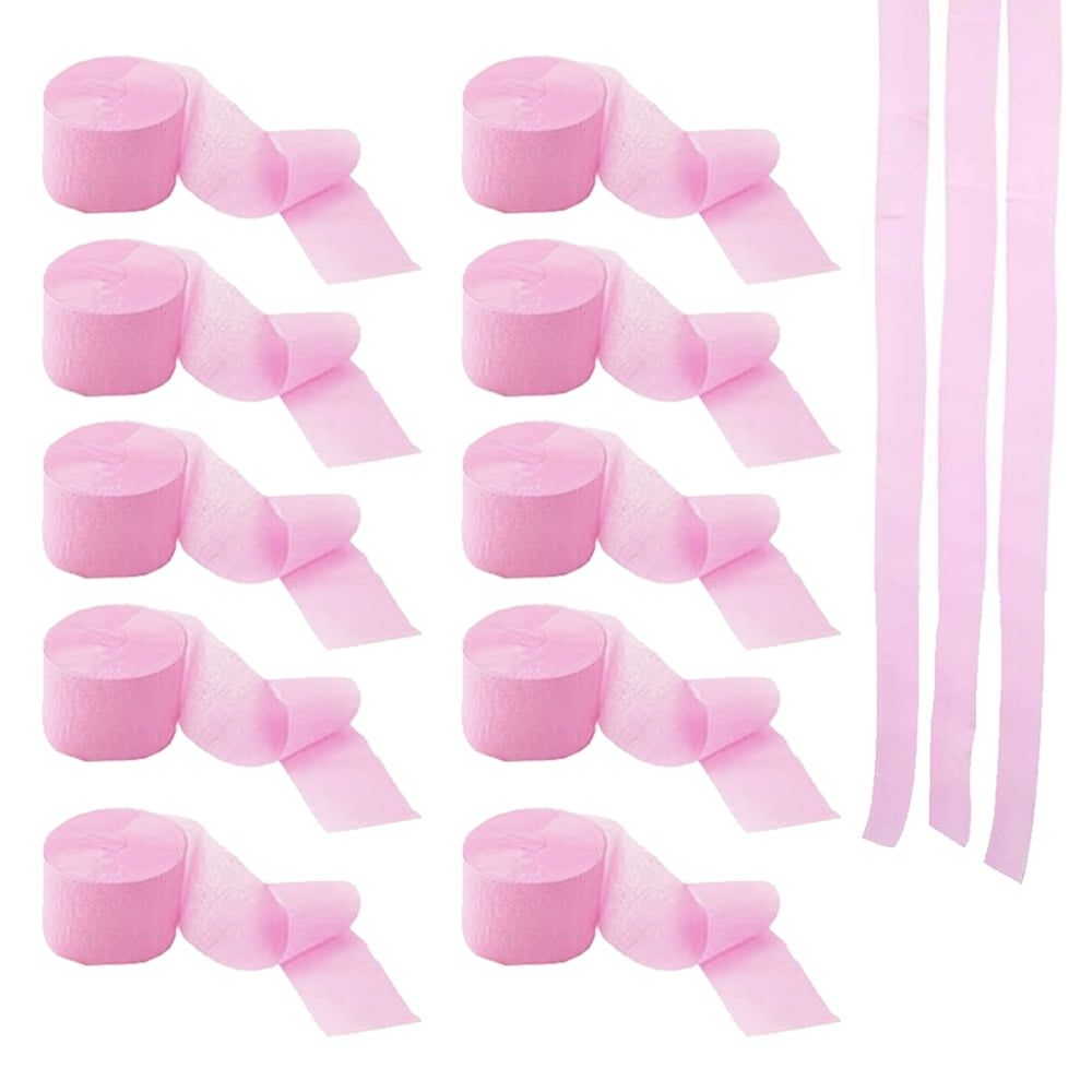 10Roll Paper Streamers Decors for Birthday Wedding Festival Ornament ...