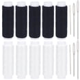 10Rolls 2 Colors Polyester Sewing Thread for Hand & Machine Sewing 1Set ...