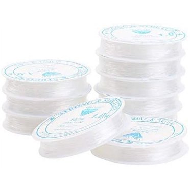 Clear Stretchy Beading Slim String Crystal String Thread Roll - Walmart.com