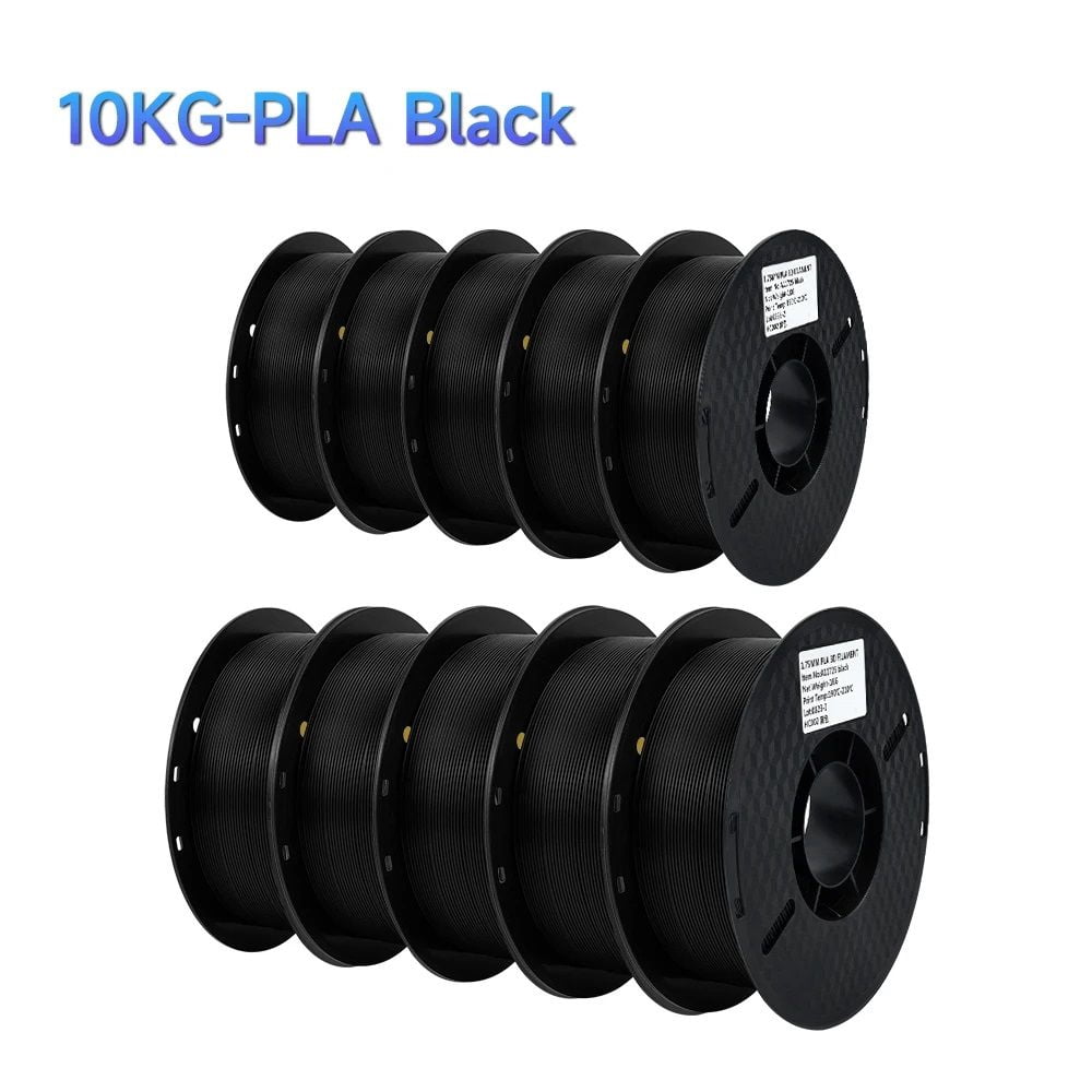 10Rolls PLA PETG TPU Filaments for 3D Printer Plastic Mix Color 1.75MM ...
