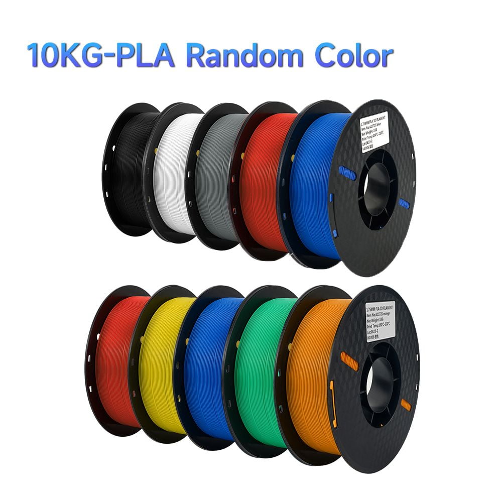 10Rolls PLA PETG TPU Filaments for 3D Printer Plastic Mix Color 1.75MM ...