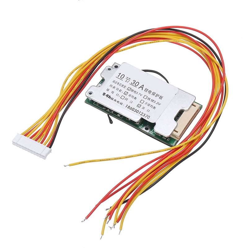 10S 36V 30A Li-ion Protection Board Li-ion Cell 18650 Battery ...