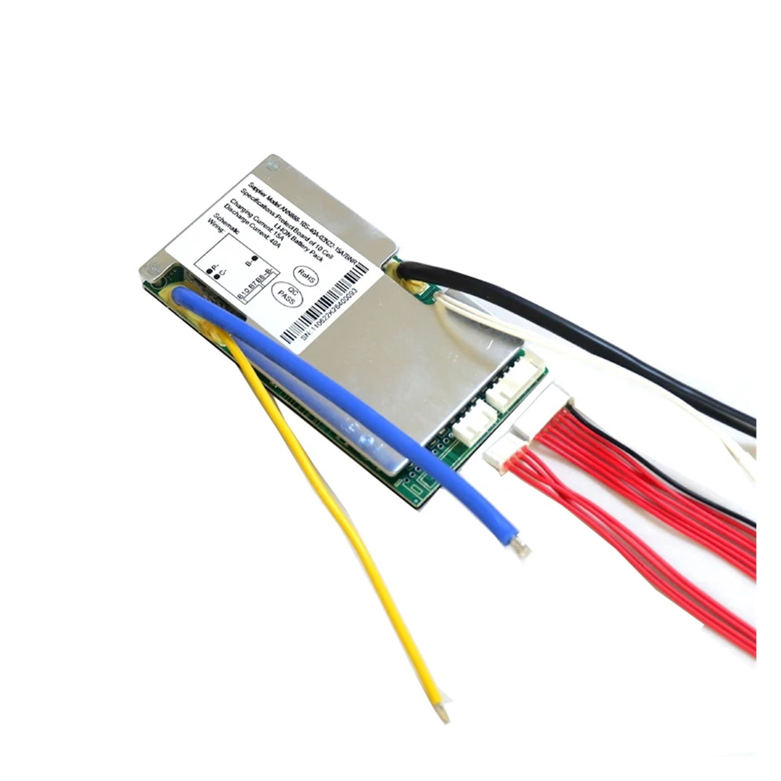 10S 36V 40A 500-1200W Li- Battery BMS With Balance Funct And ...