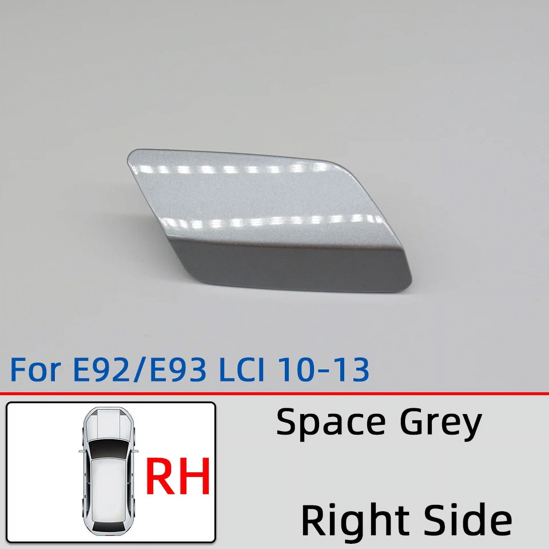 10S Gray RH-Front Sauna Lamp Washer Nozzle Cap, For BMW 3 Series Coupe ...