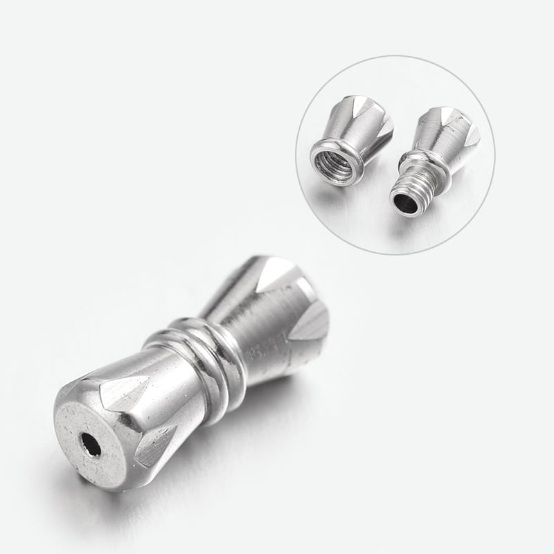 10Set 304 Stainless Steel Screw Clasps Column Stainless Steel Color 11 ...