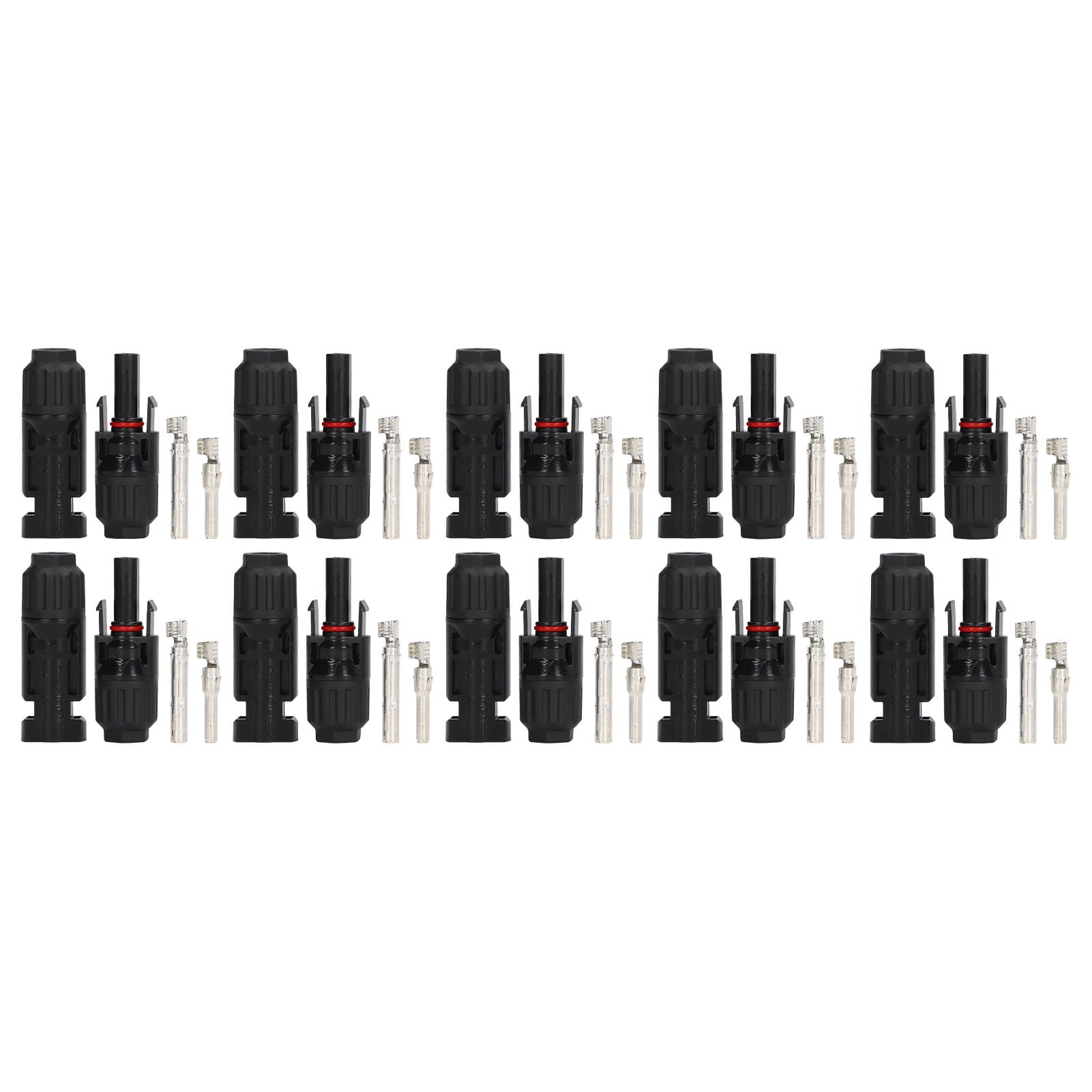 10Set 30A 1000V Solar Panel Connectors Flame Retardant 100V Male Female ...