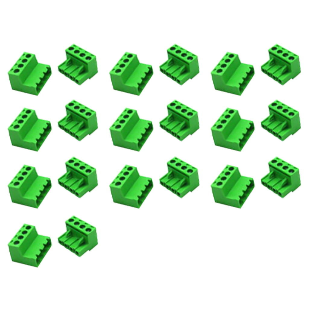 10Set 5.08mm PCB Mount Screw Terminals Block Connector Plugs in ...