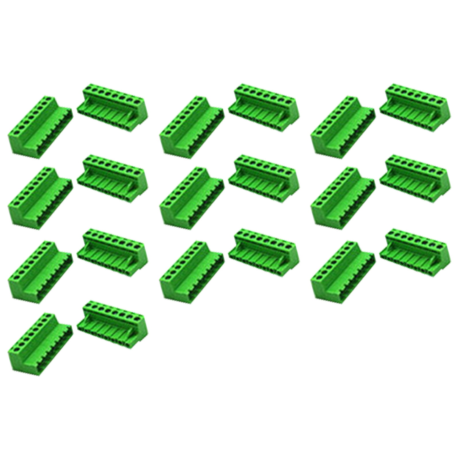 10Set 5.08mm Pluggable PCB Screw Terminals Block Connector 2/4/6/8P ...