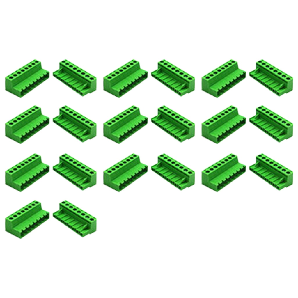 10Set 5.08mm Pluggable PCB Screw Terminals Block Connector 2/4/6/8P ...
