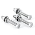 (10Set) 5/16-18 x 2-1/2" Complete Set Hex Head Screw Bolts Nuts Fender ...
