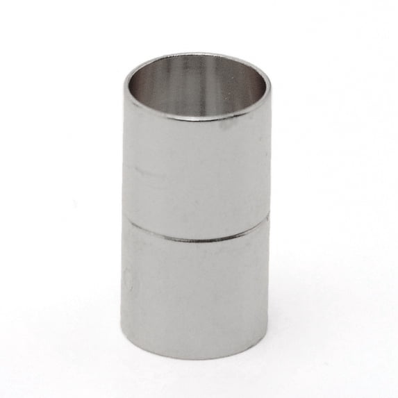 10Set Brass Magnetic Clasps Column for Leather Bracelet Making Platinum ...
