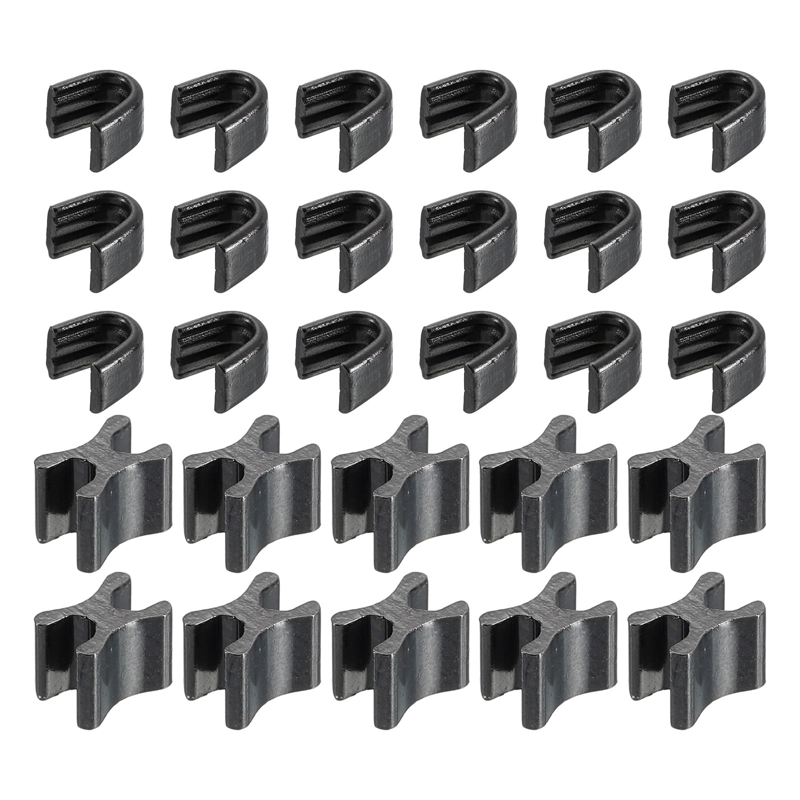 10Set Zipper Slider Retainers, #3 Top Stoppers & Bottom Stops Closed ...