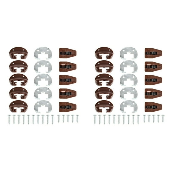 10Sets Replacement Drawer Track Slide Kit,Track Drawer Guides Furniture ...