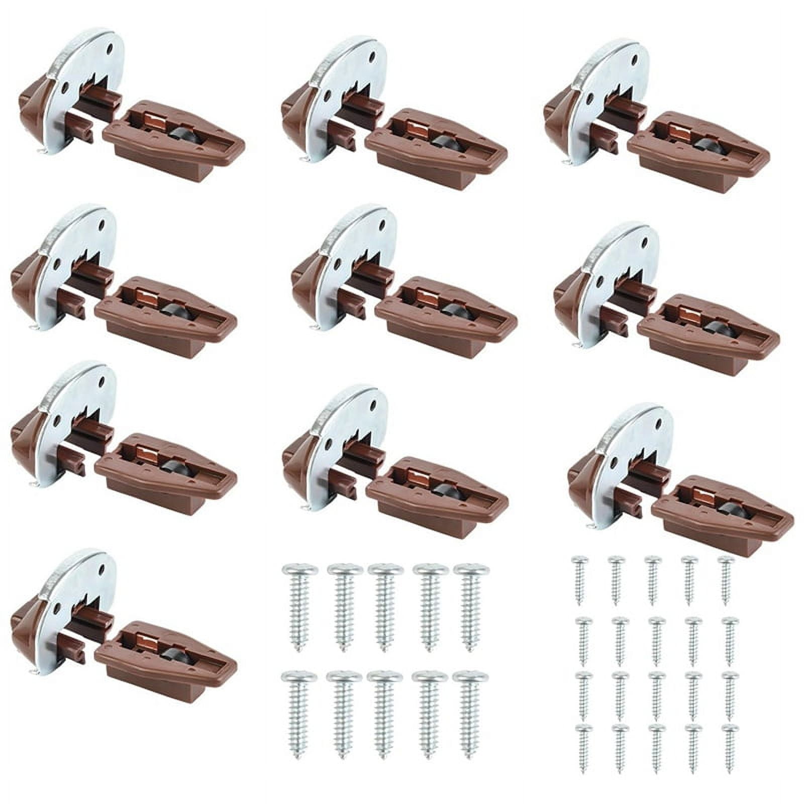 10Sets Replacement Drawer Track Slide Kit,Track Drawer Guides Furniture ...