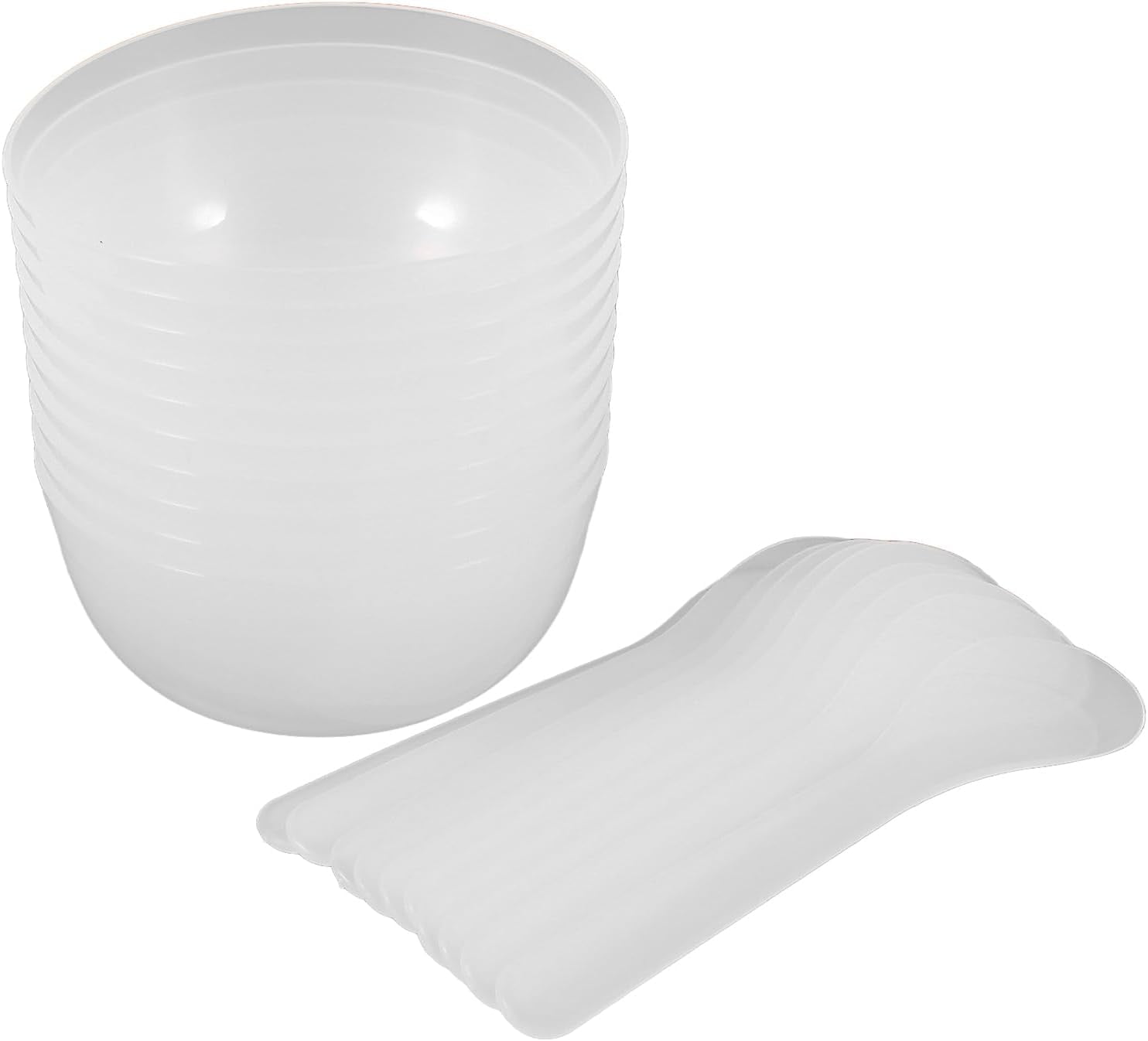 10Sets Slime Bowl Slime Mixing Tool Makeup Bowl Crystal Mud Mixing ...