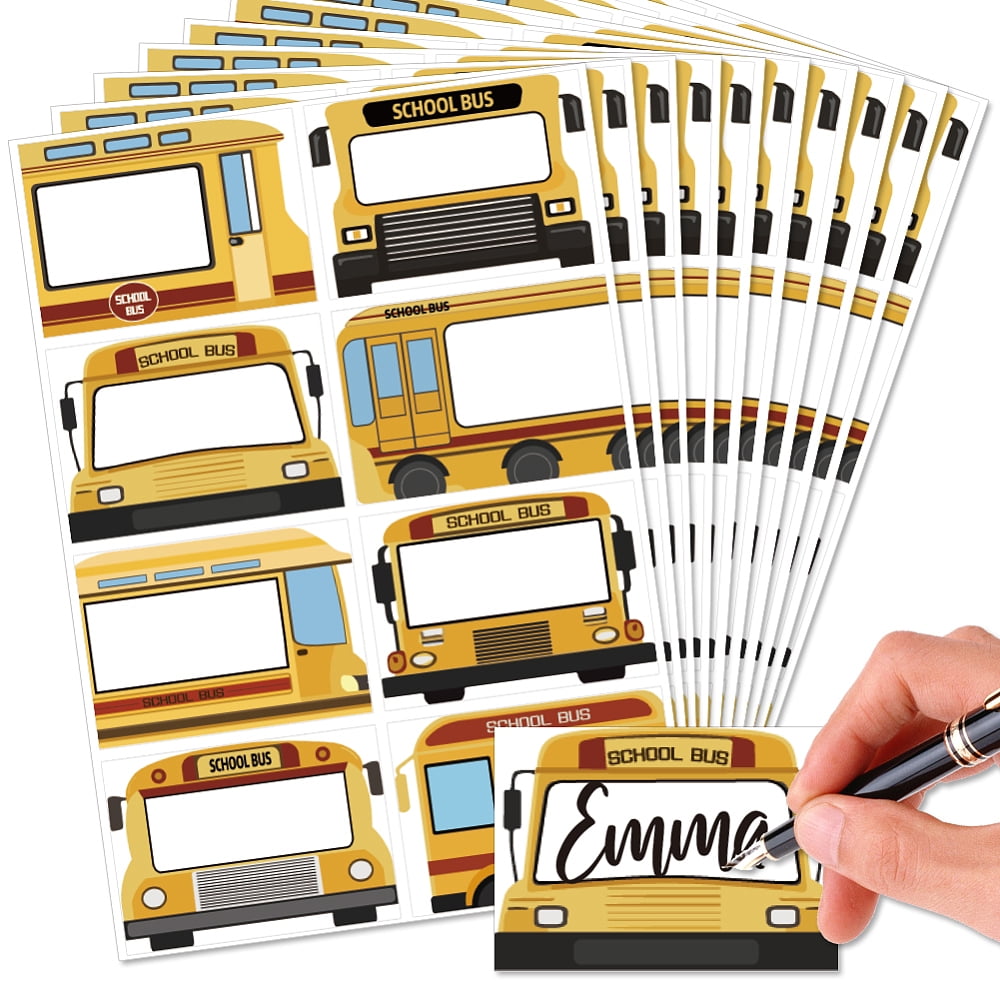 10Sheet PVC Waterproof Blank Label Stickers Writable Adhesive Label ...