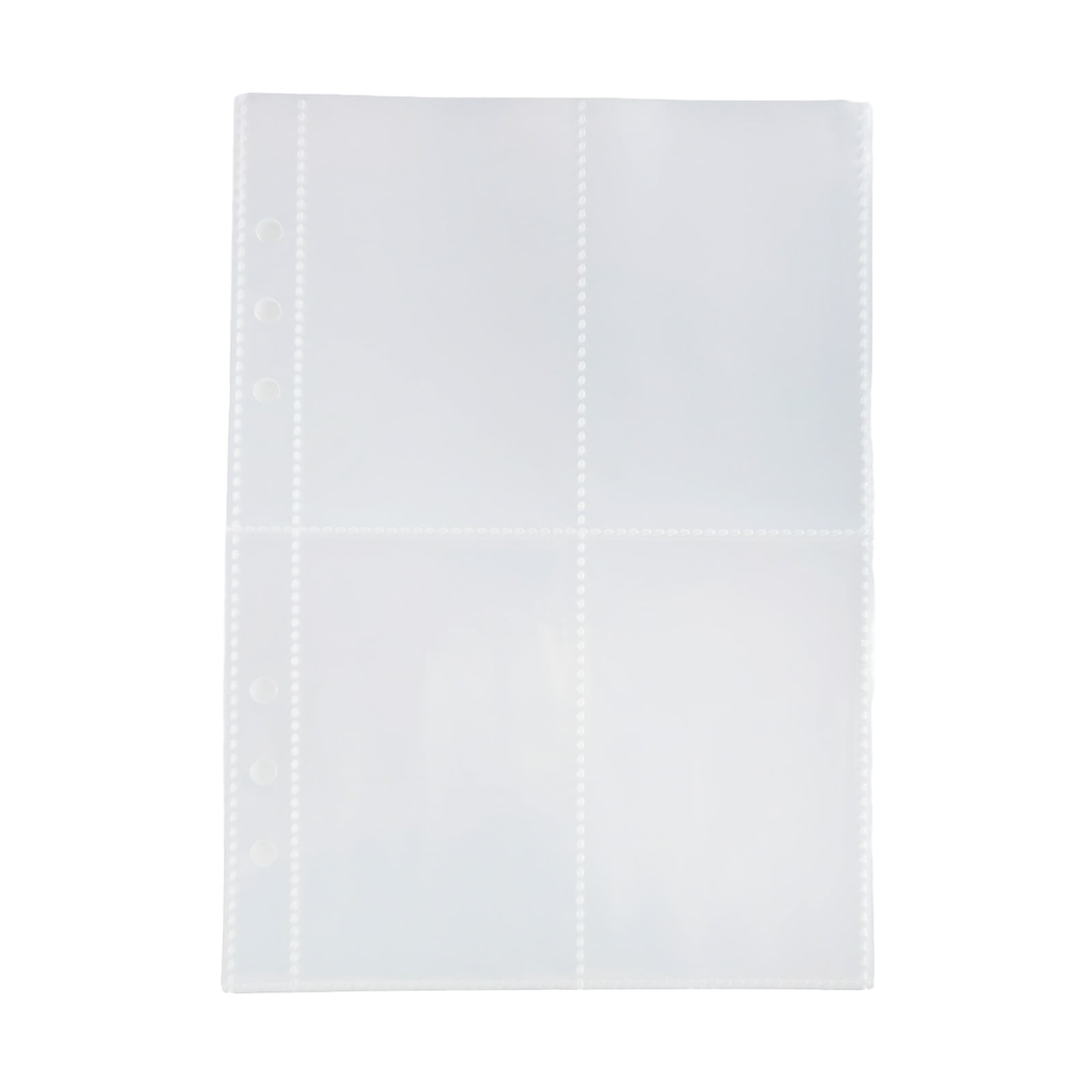 10Sheet Photo Pocket Rings Binders Album Pocket Sleeves Double Side ...
