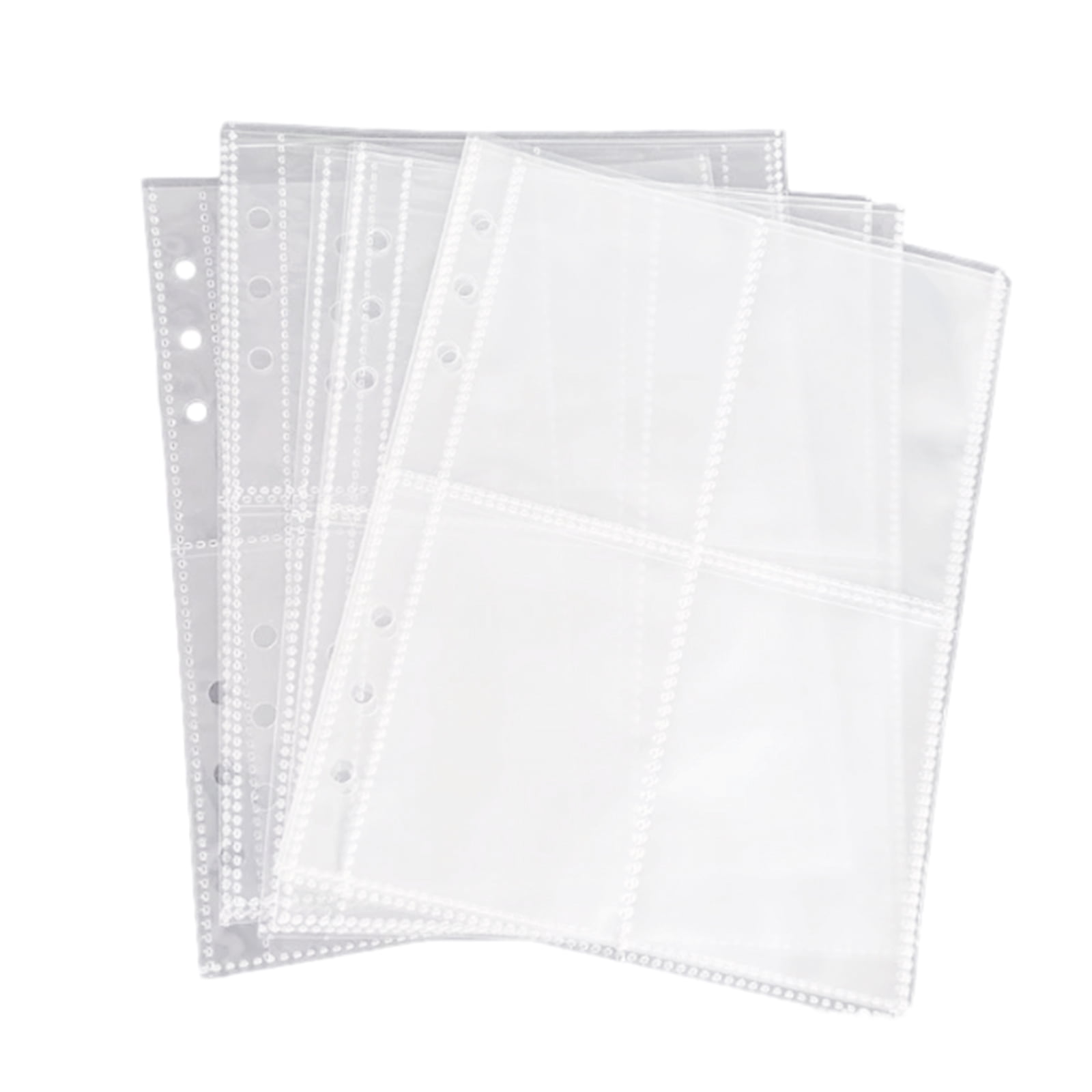 10Sheets Double-Sided Page Pocket Sleeves Sheet Protector Photo Post ...
