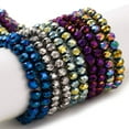 10Strand Electroplate Transparent Glass Beads Strands Full Plated ...