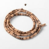 10Strand Natural Coconut Column Bead Strands 3~4x1.5~5mm Hole: 1mm ...