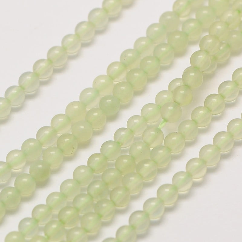10Strand Natural New Jade Bead Strands Grade A Round 3mm Hole: 0.8mm ...