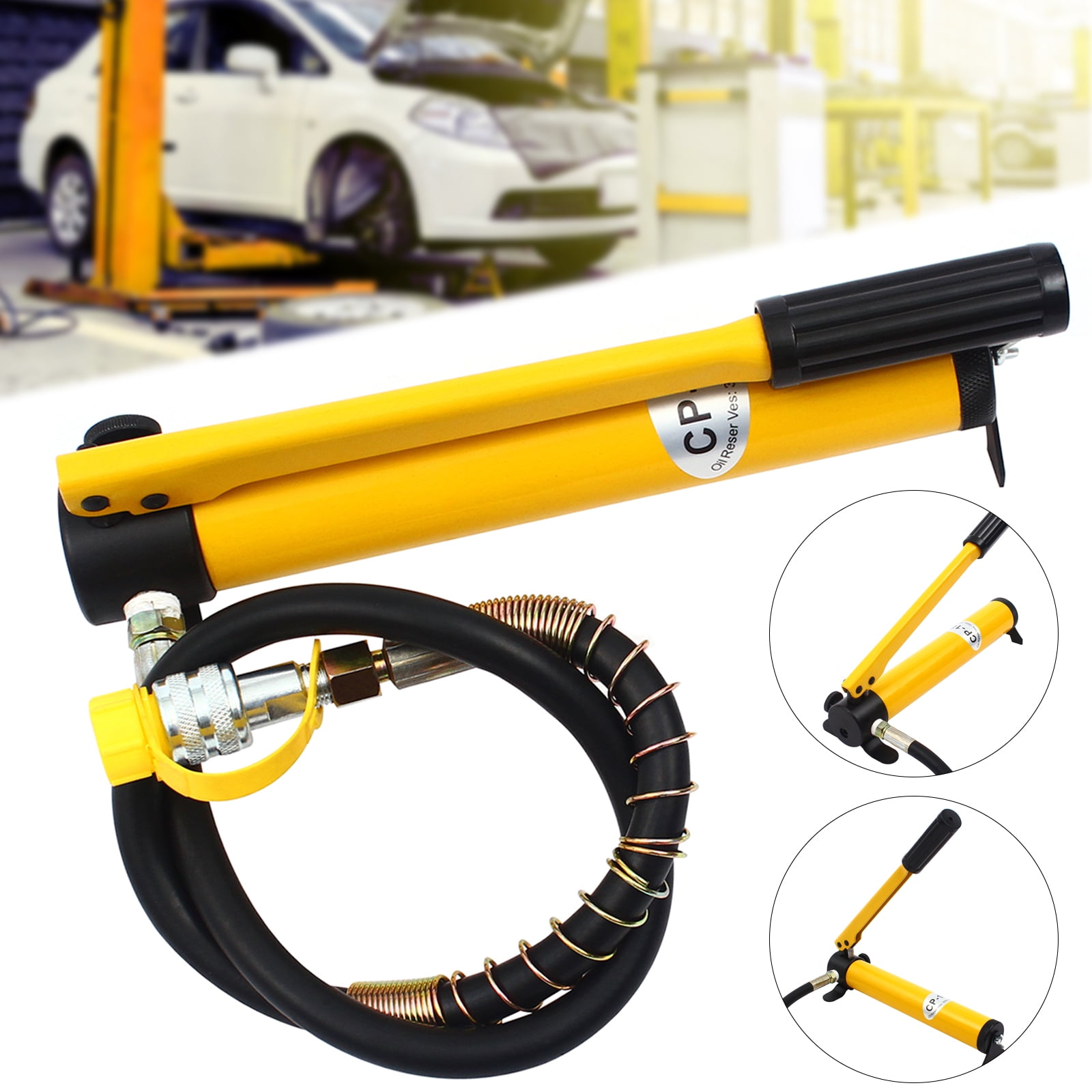 10T Manual Hydraulic Pump (CP-180) - 10000Psi Max Pressure, Works with ...