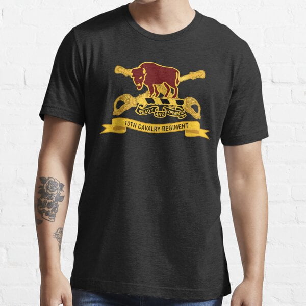 10Th Cavalry Regiment W Br Ribbon Essential T-shirt - Walmart.com
