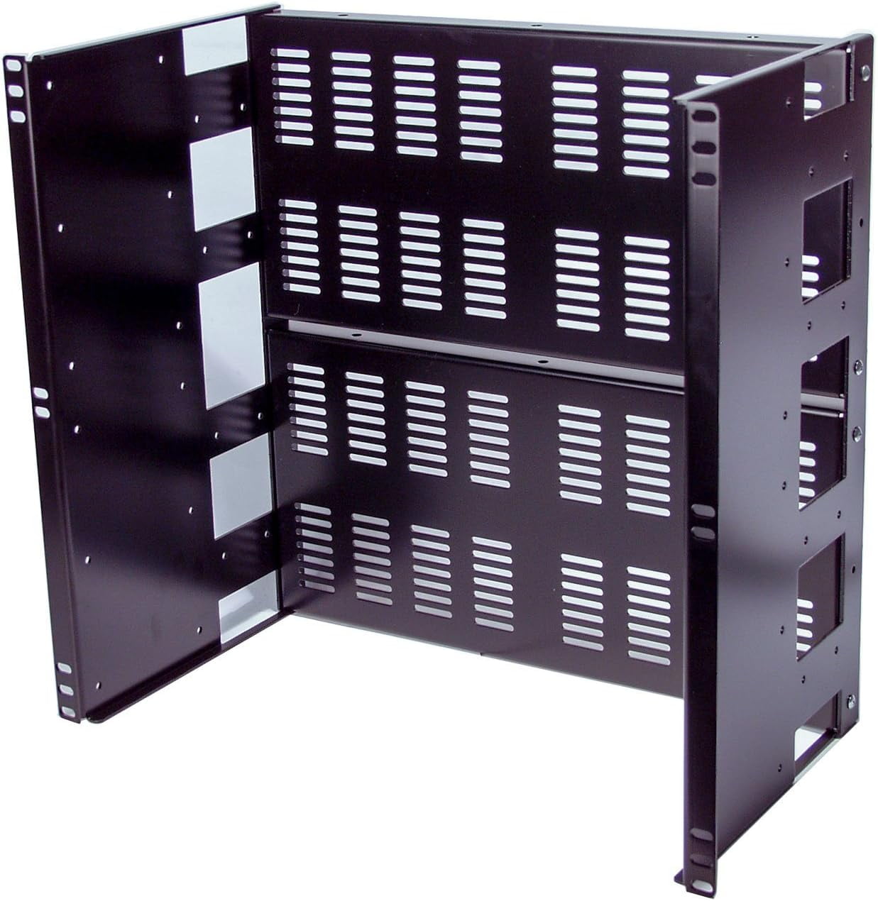10U Rackmount Vented Adjustable Recessed Panel for general purpose ...