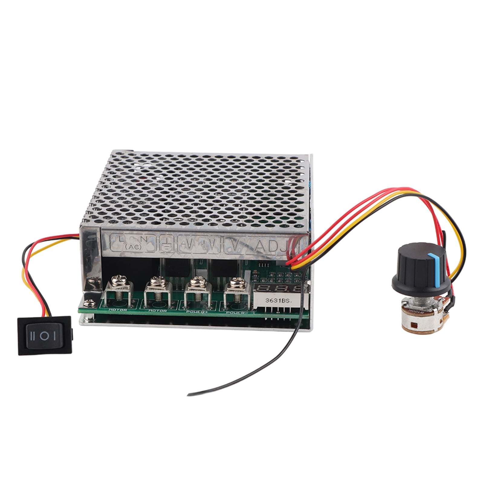 10V-55V 60A DC Motor Speed Controller Governor Reversing Direction Switch With Digital Display ...