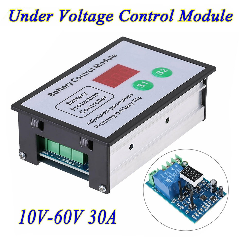 10V-60V Volt 30A Battery Under Voltage Control Over-discharge ...