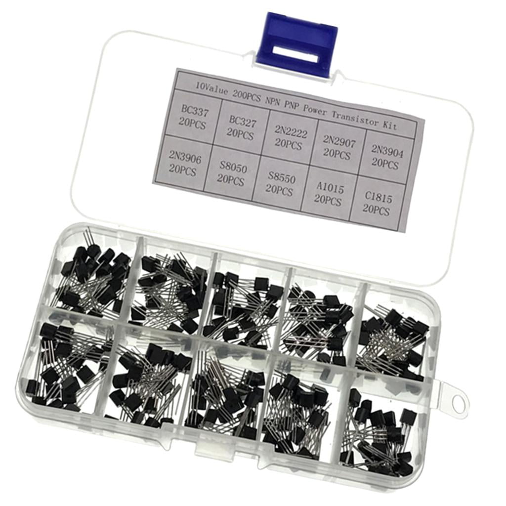 10Values 200pcs TO-92 Transistor Set Assorted NPN Power Transistor BC327 - Walmart.com