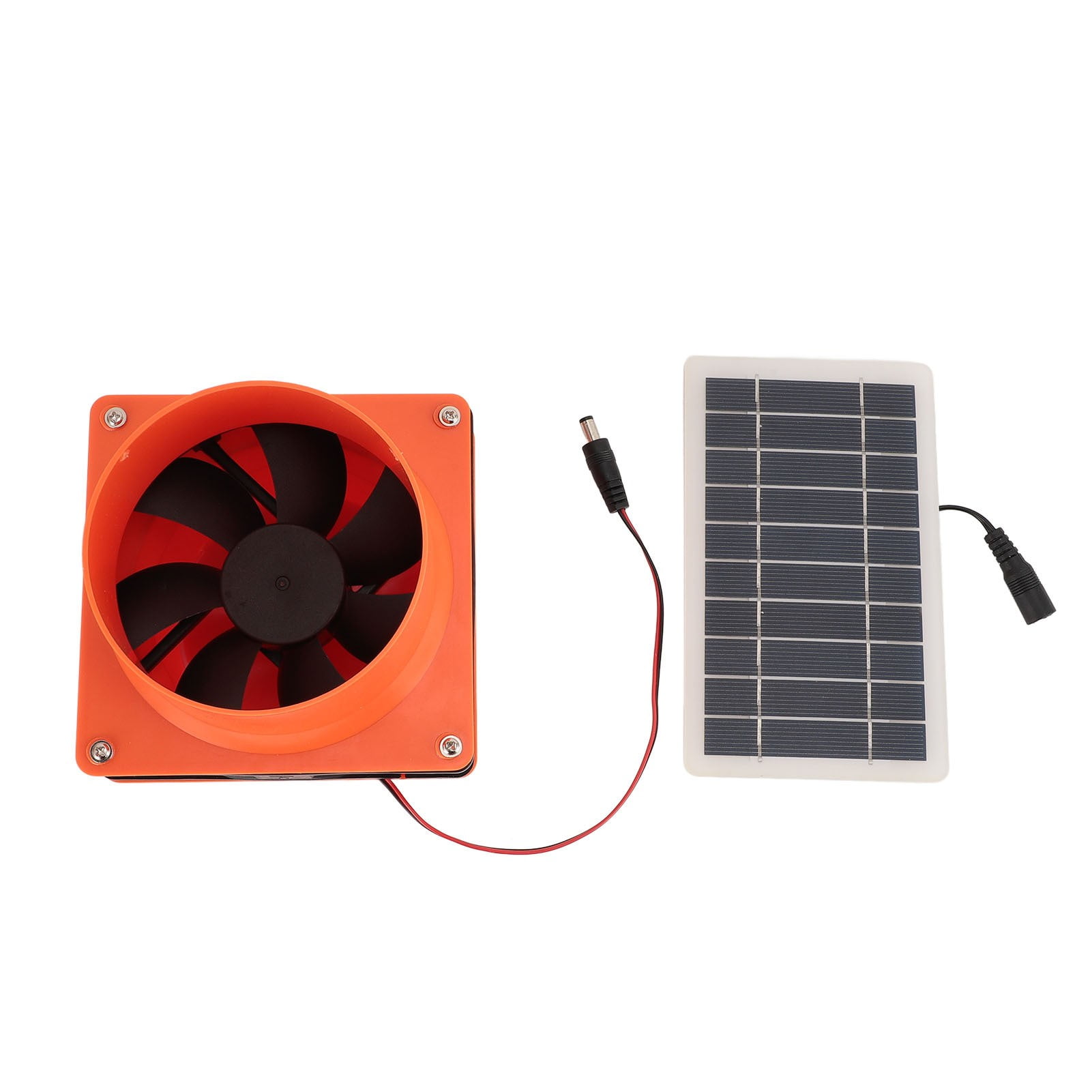 10W 12V Solar Exhaust Fan Round Duct Solar Panel Ventilation Fan Kit ...